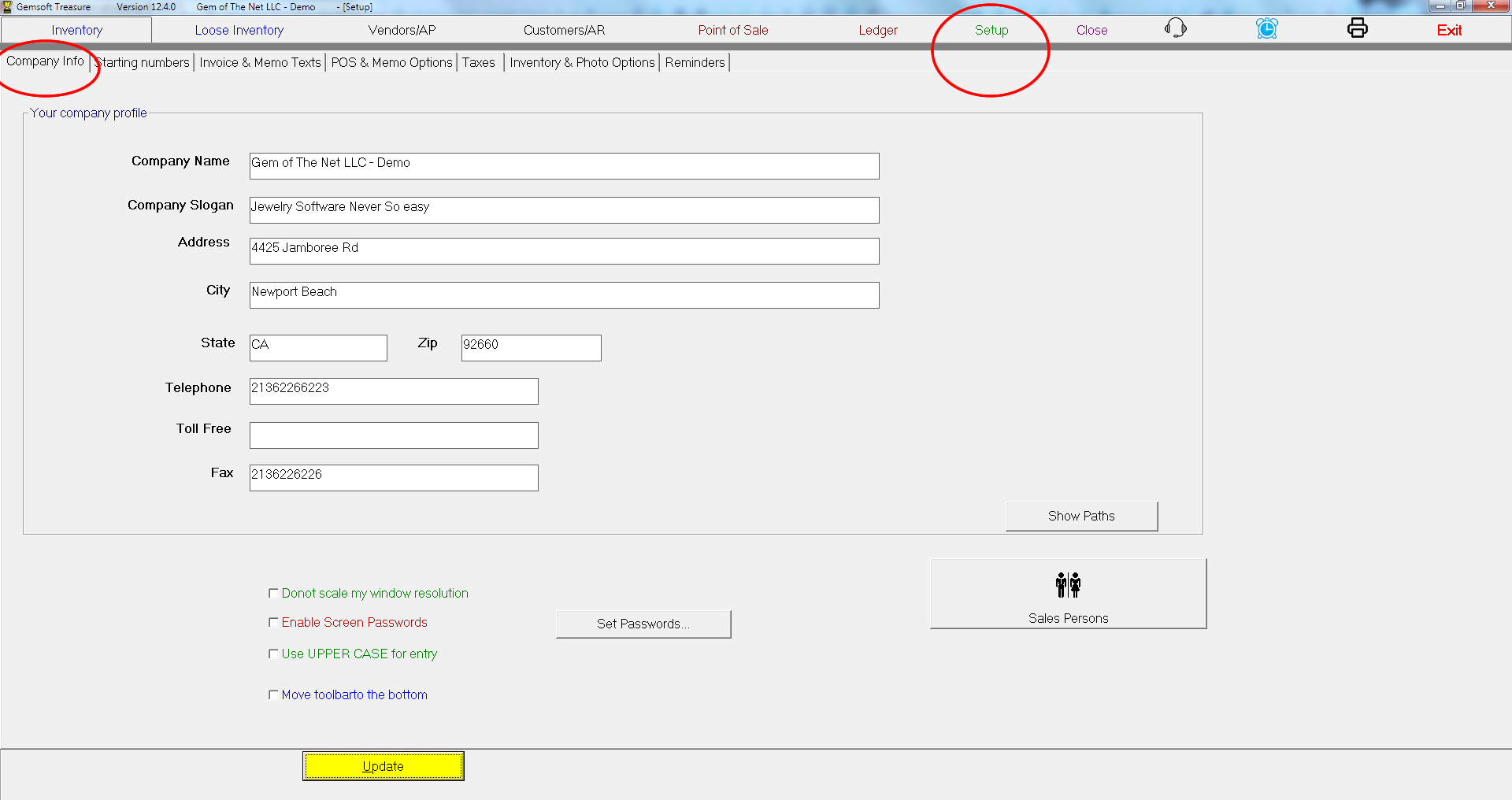 Setup Gemsoft Jewelry Software – Gem of the Net